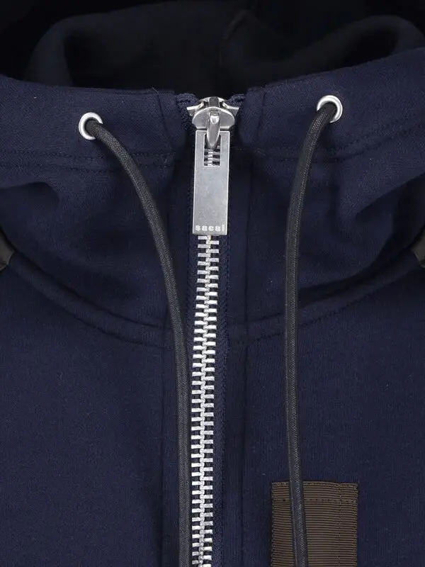 Herno Hooded Zip Jacket - Blue