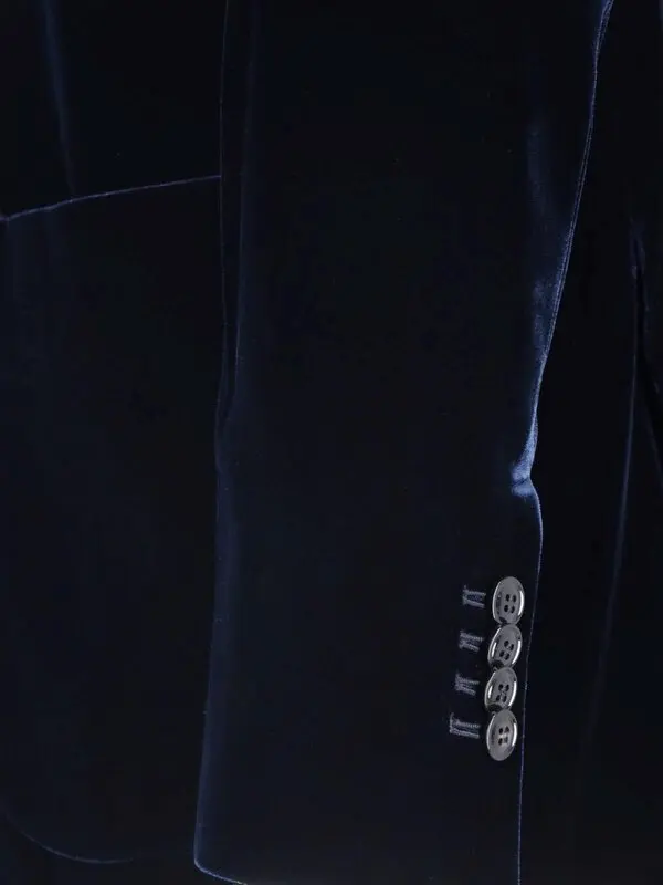Giorgio Armani Velvet Jacket - Blue
