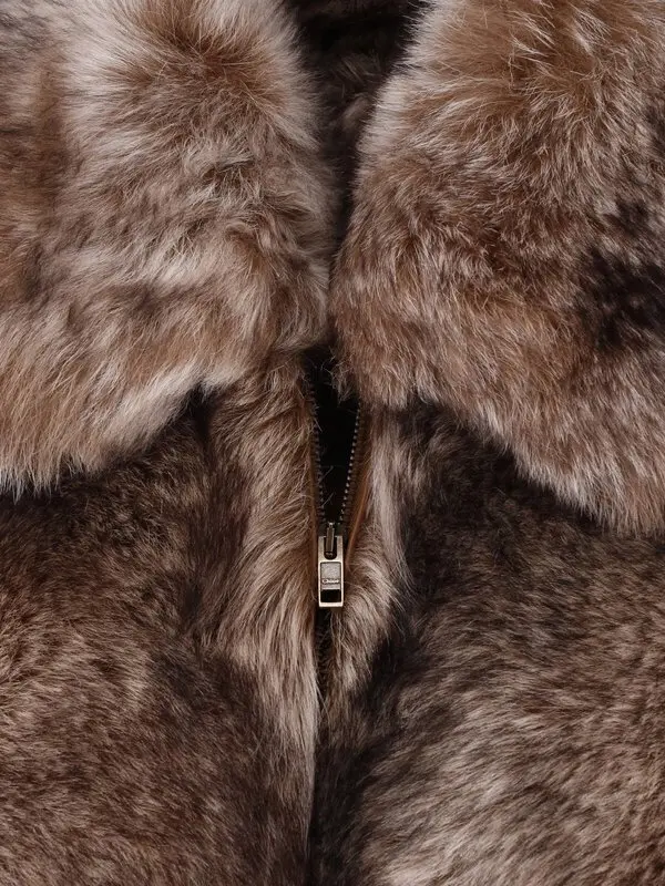 Chloé Shearling Crop Jacket