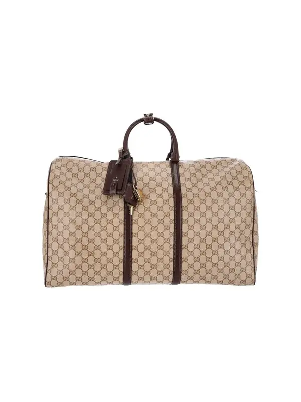 Gucci Large Travel Bag "essence Classic - Beige