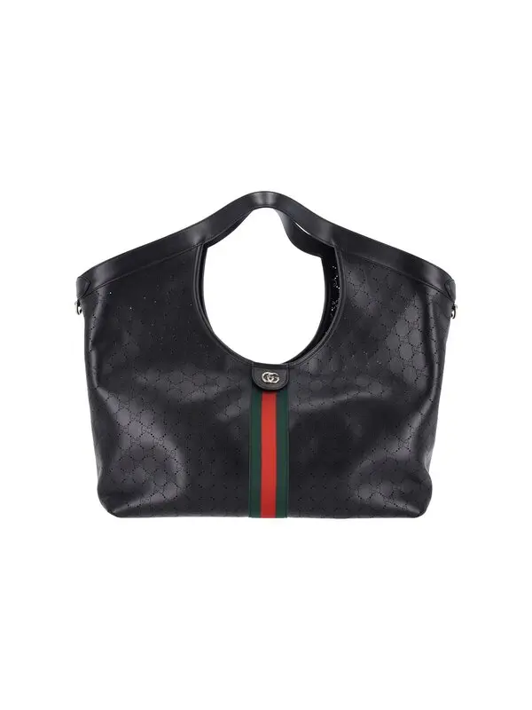 Gucci Giglio Tote Bag - Black