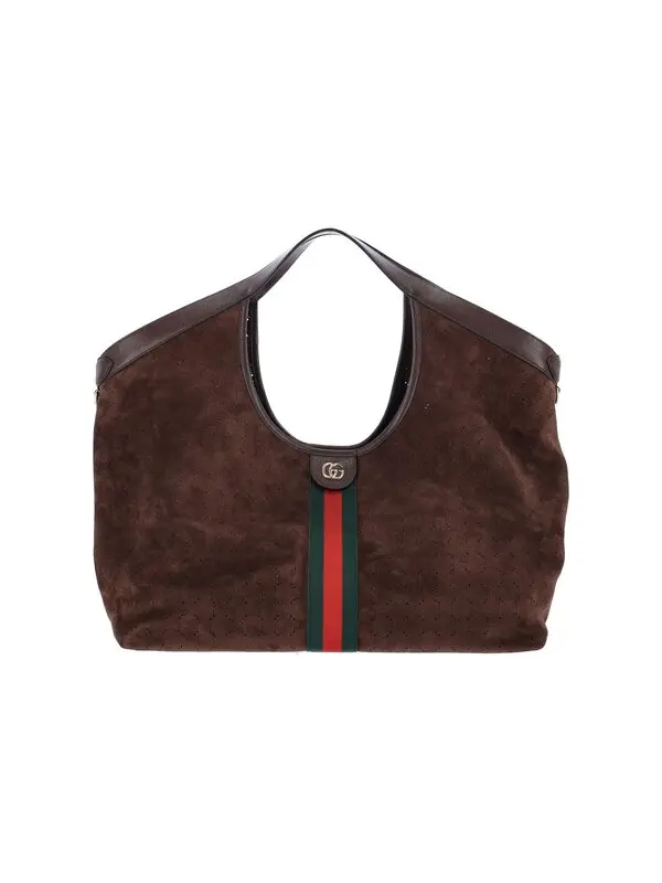 Gucci Giglio Tote Bag - Brown