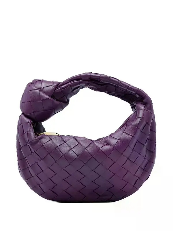Bottega Veneta 2012-2026 Mini Nappa Intrecciato Jodie Hobo Bag - Purple
