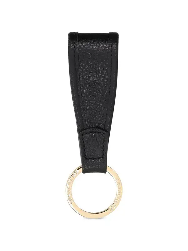 Longchamp Le Foulonné Leather Keyring