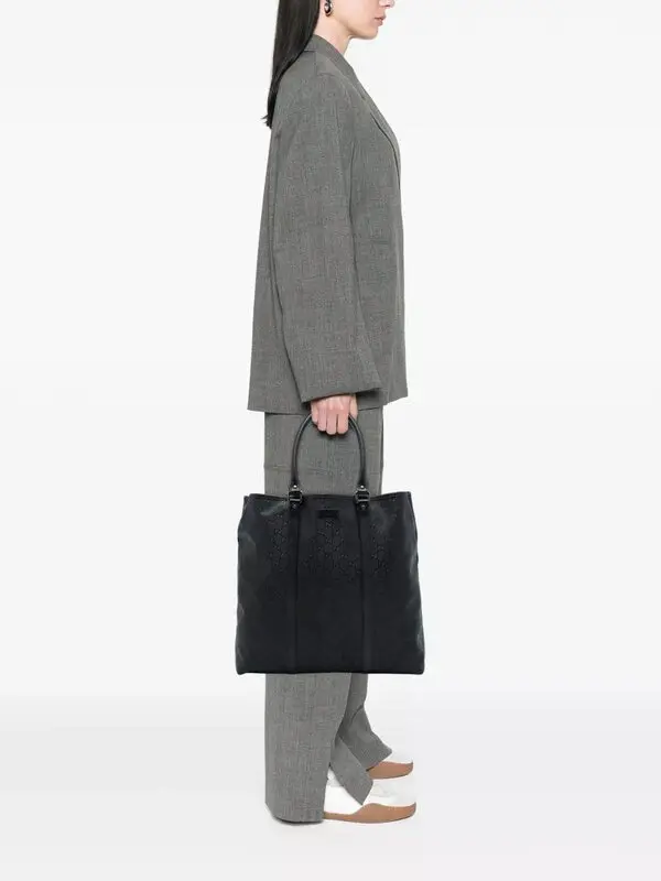 Gucci Gg Imprime Joy Vertical Tote Bag - Black