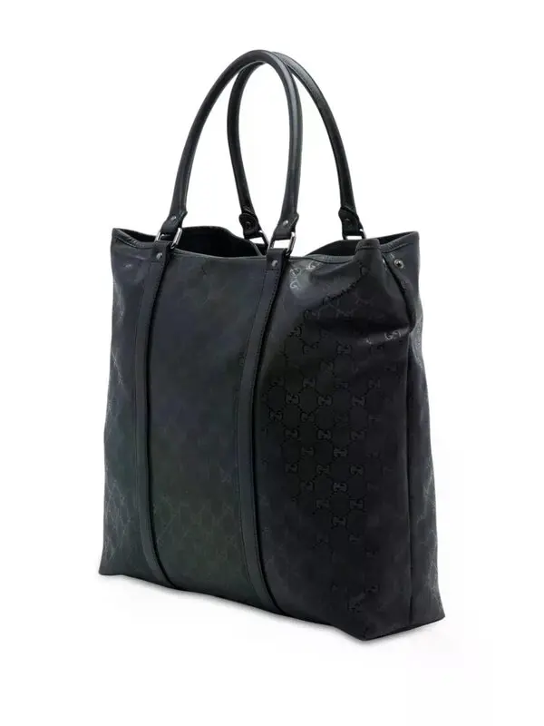Gucci Gg Imprime Joy Vertical Tote Bag - Black
