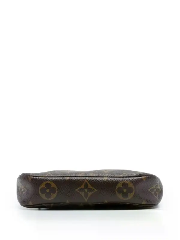 LOUIS VUITTON 2021 Monogram Mini Pochette Accessoires Handbag - Brown