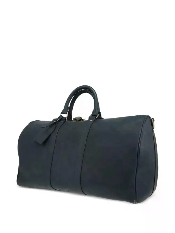 LOUIS VUITTON Damier Keepall Travel Bag - Blue