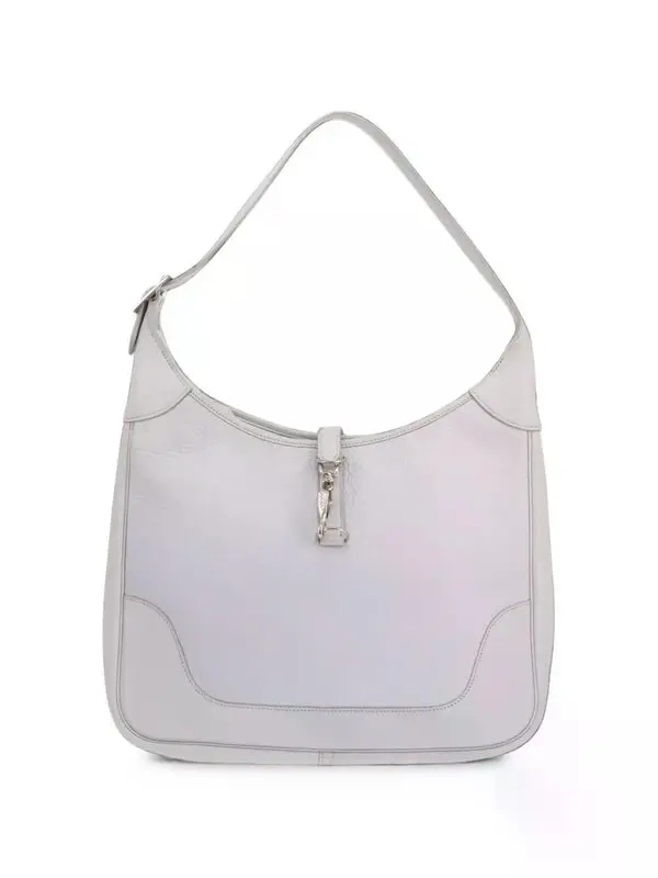 Hermès Trim Togo Leather Shoulder Bag - Blue