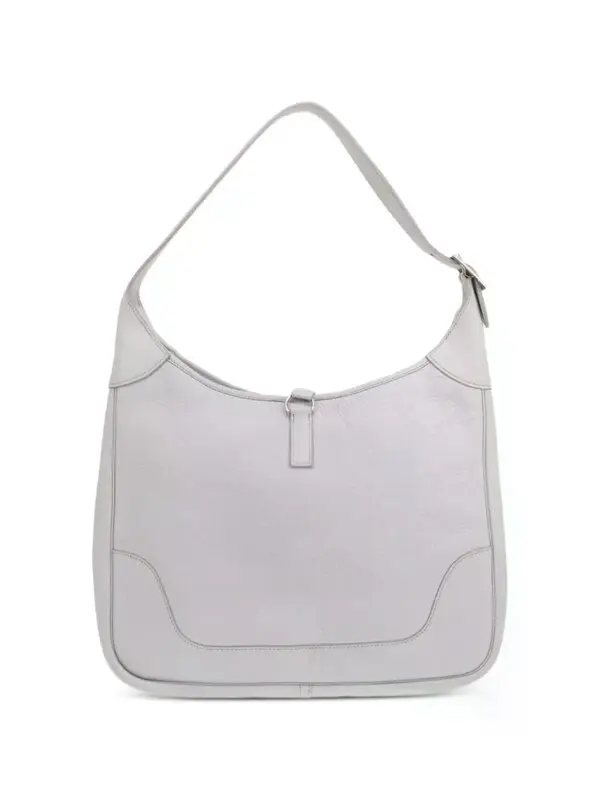 Hermès Trim Togo Leather Shoulder Bag - Blue