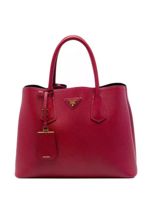 Prada Saffiano Cuir Double Satchel