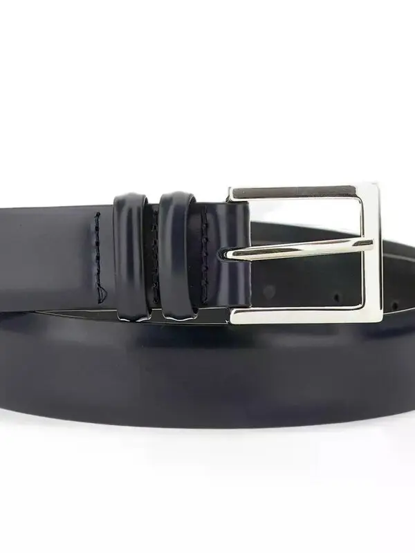 Orciani Kansas Leather Belt - Blue