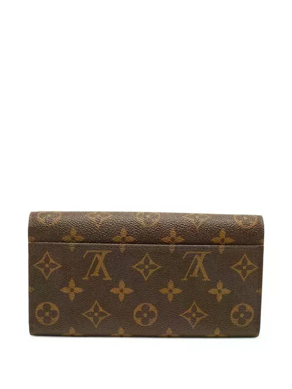 LOUIS VUITTON Sarah Monogram Continental Wallet - Brown