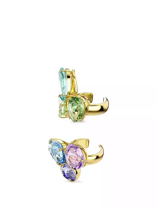 SWAROVSKI Gema Crystal-embellished Ear Cuffs - Gold