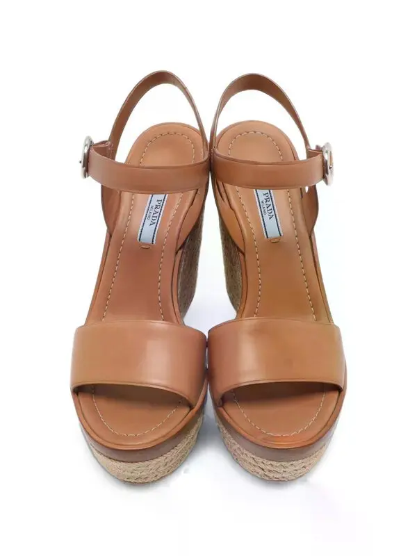 Prada Wedge Platform Sandals
