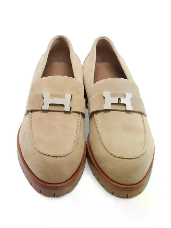 Hermès Faubourg Suede Loafers
