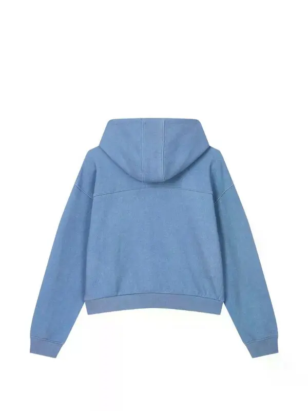 STUDIO TOMBOY Cropped Logo-print Hoodie