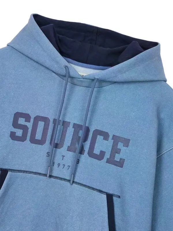 STUDIO TOMBOY Cropped Logo-print Hoodie