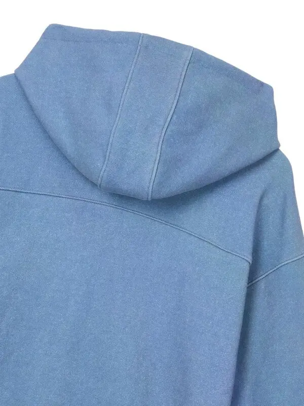 STUDIO TOMBOY Cropped Logo-print Hoodie