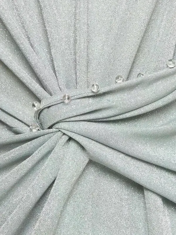 LANVIN Asymmetric Draped Midi Dress