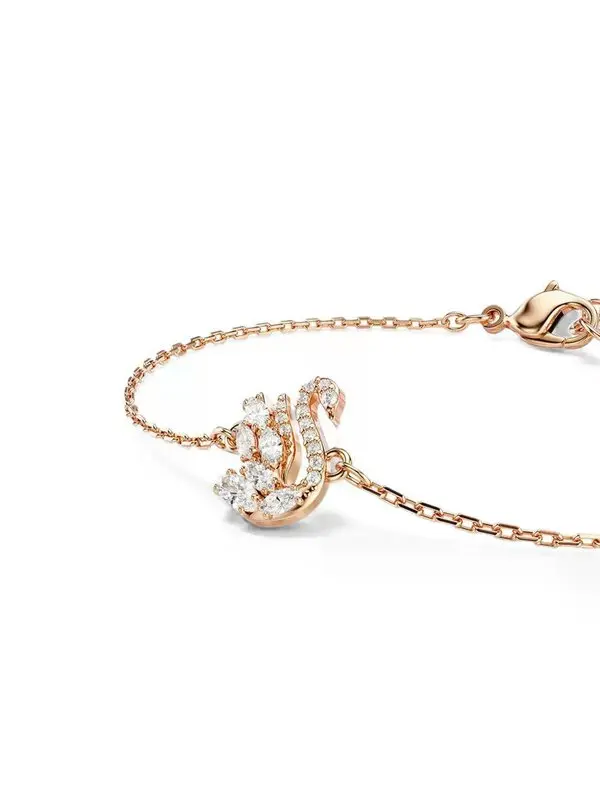 SWAROVSKI Crystal-embellished Swan Motif Bracelet