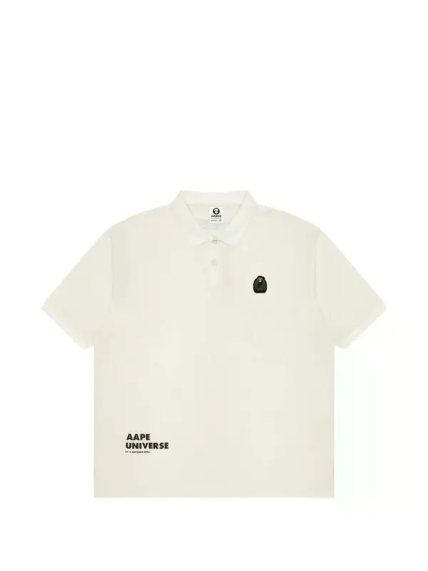 AAPE BY *A BATHING APE Aaper Logo-patch Polo Shirt