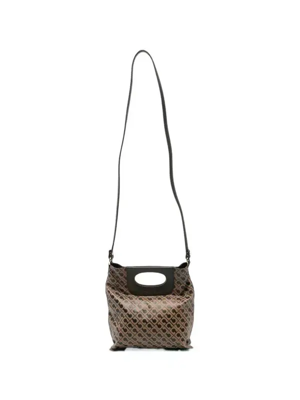 GHERARDINI Monogram-print Cut-out Tote Bag