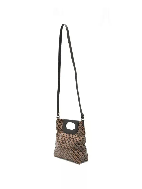 GHERARDINI Monogram-print Cut-out Tote Bag