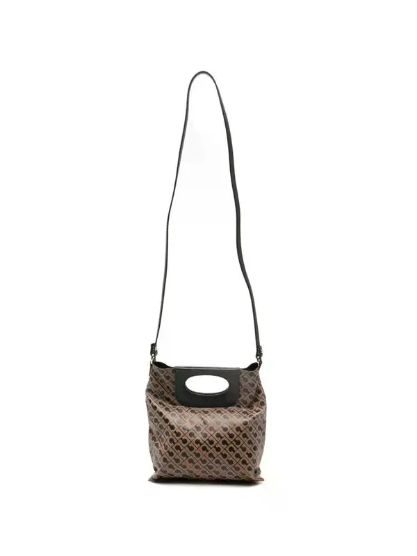 GHERARDINI Monogram-print Cut-out Tote Bag
