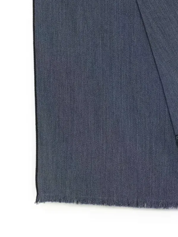 Paul & Shark Logo-embroidered Fringed Scarf
