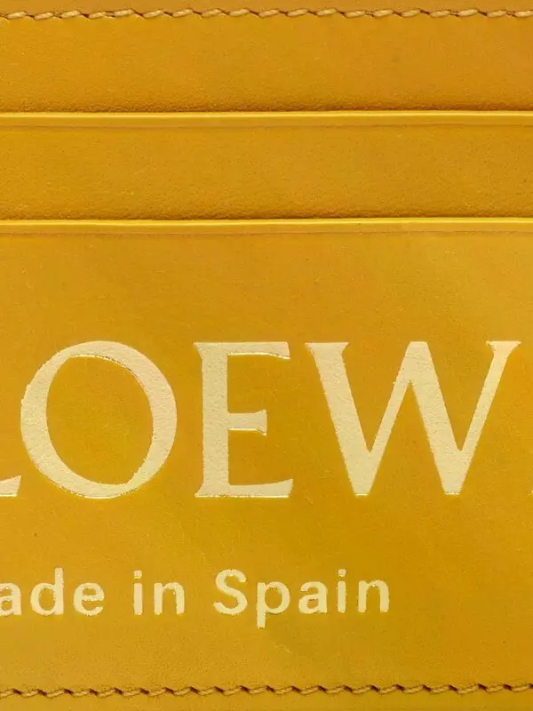 Loewe 2023 Logo-detail Leather Card Holder