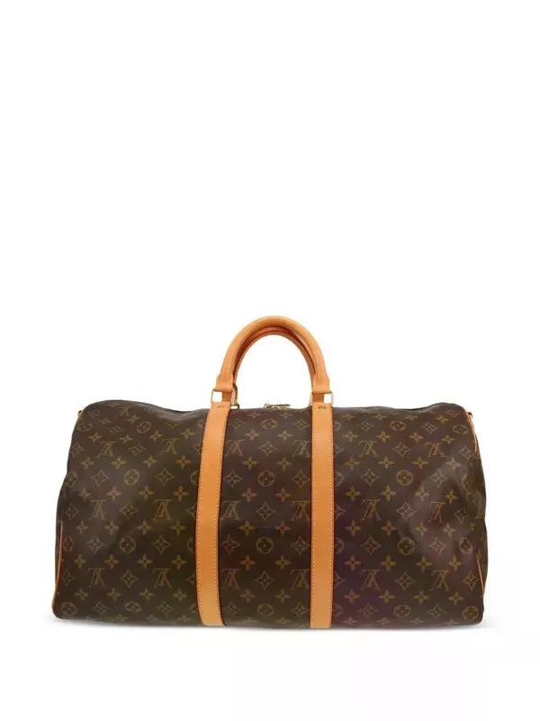 LOUIS VUITTON 2005 50 Keepall Monogram Luggage - Brown