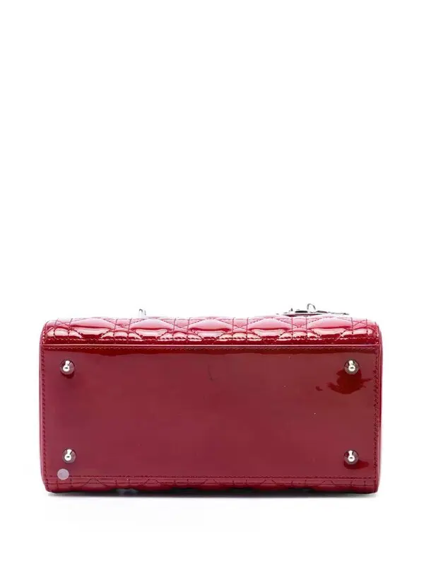 Dior Patent Cannage Lady Satchel