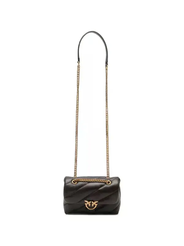 Pinko Love Puff Quilted Leather Shoulder Bag