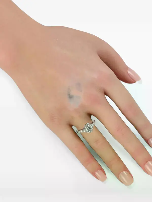 LB EXCLUSIVE White Gold Diamond Ring