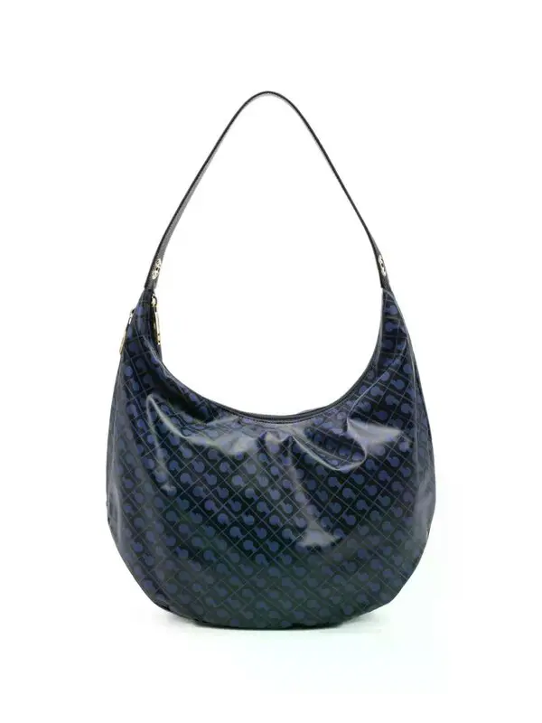 GHERARDINI Logo-print Shoulder Bag - Black