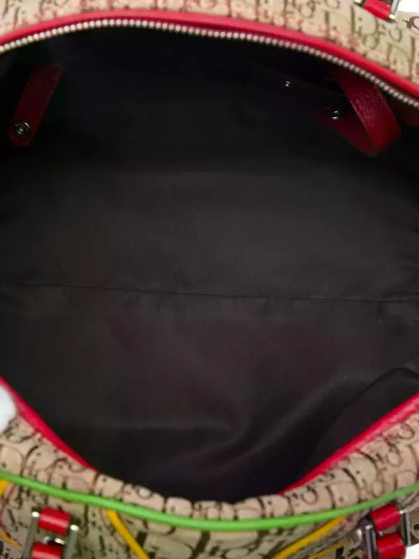 Dior 2004 Diorissimo Trotter Canvas Rasta Handbag