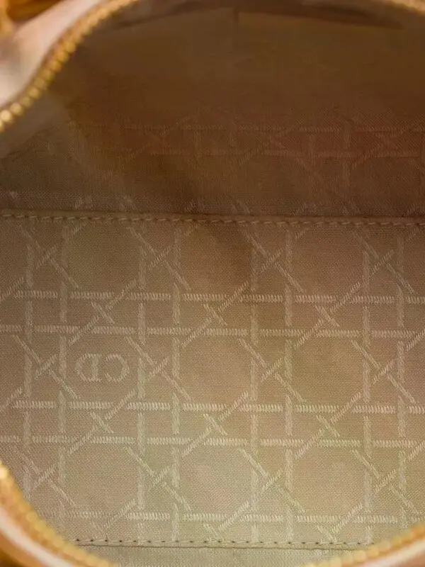 Dior 1997 Medium Suede Cannage Lady Satchel