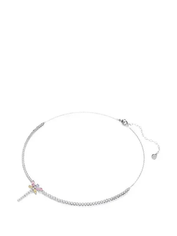 SWAROVSKI Dragonfly Y Necklace - Silver
