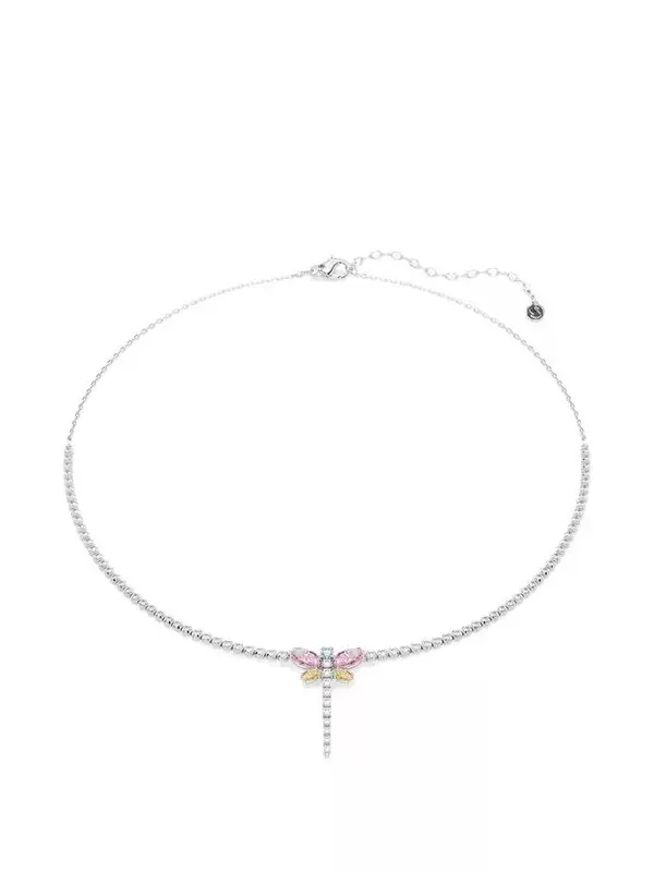 SWAROVSKI Dragonfly Y Necklace - Silver