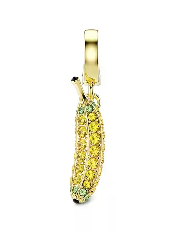 SWAROVSKI Crystal-embellished Banana Charm - Gold