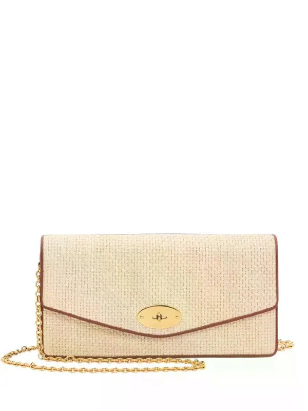 Mulberry Postman's Lock Woven Clutch Bag