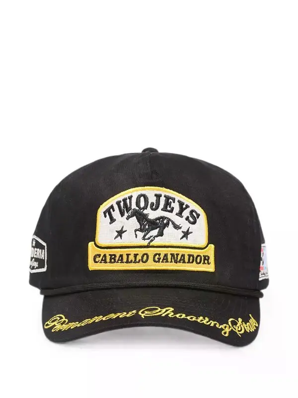 TWOJEYS Caballo Ganador Logo-patch Baseball Cap