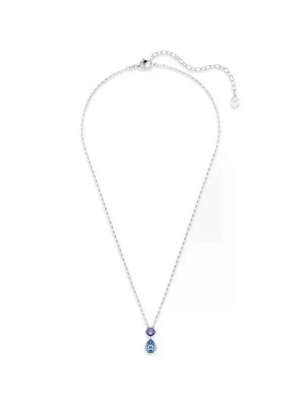 SWAROVSKI Chroma Crystal-pendant Necklace - Silver