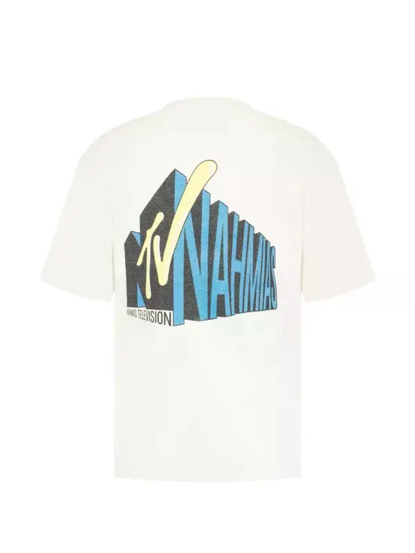 NAHMIAS Logo-print Boxy T-shirt