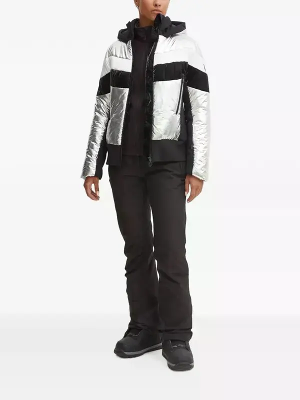 SPORTALM Panelled Hooded Ski Jacket - Silver