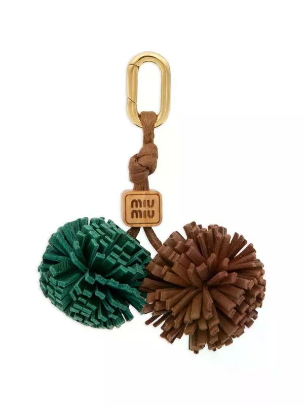 Miu Miu Leather Micro Trick Bag Charm