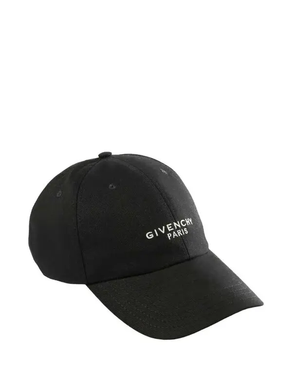 Givenchy Paris Embroidered Baseball Cap - Black