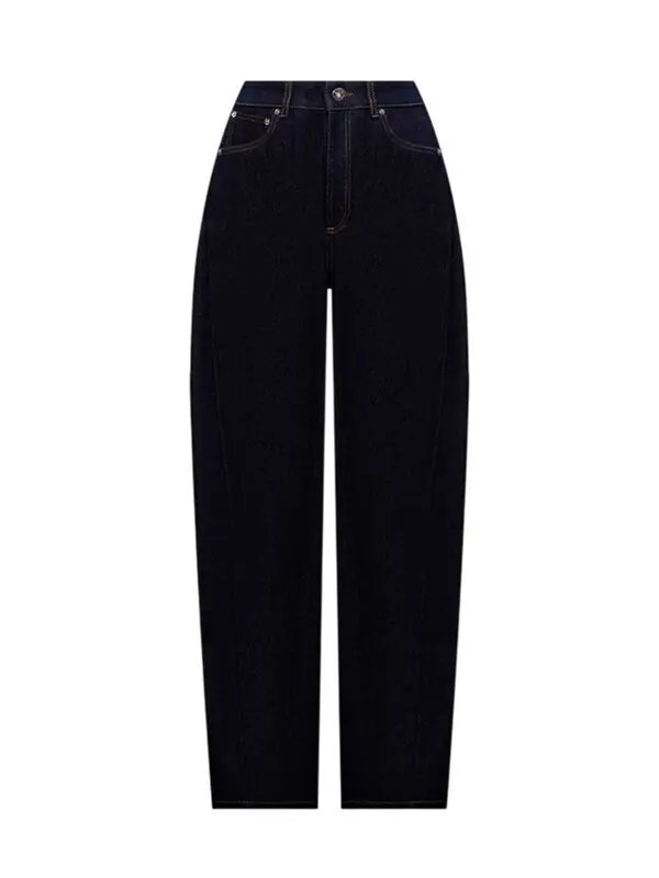 Givenchy Logo Patch Jeans - Blue