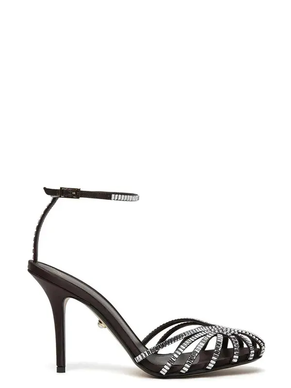 ALEVI MILANO Penelope Xtal 95 Satin Sandals